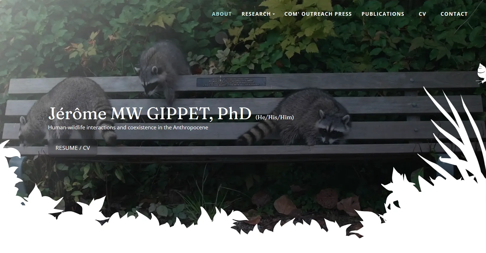 Jerome MW GIPPET, PhD | Understanding how humans shape and exploit nature.